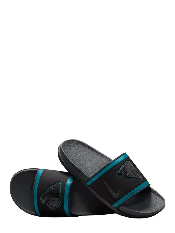 Nike Nfl X Offcourt Slide Jacksonville Jaguars - Black/blue