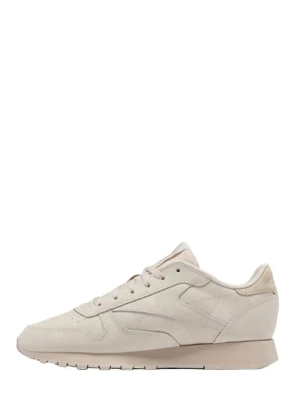 REEBOK Classic Leather Low Top Sneakers - Soft Ecru/soft Ecru/soft Ecru