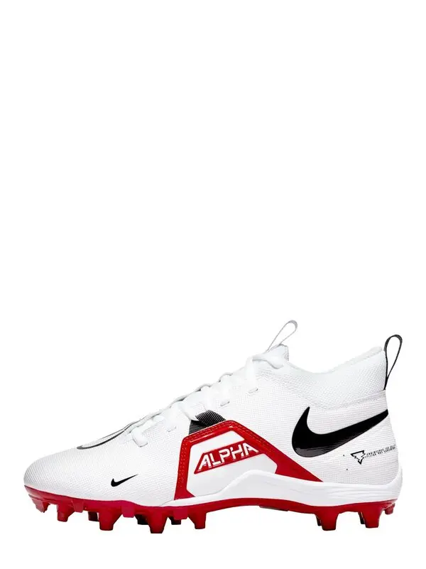 Nike Alpha Menace Varsity 3 Football Cleats - White/red