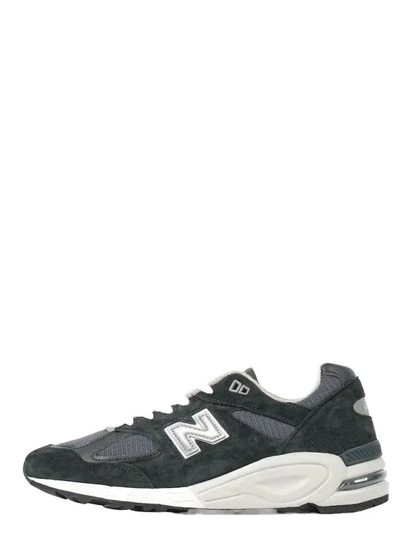 NEW BALANCE X Kith 990v2 Made In Usa "shark" Sneakers - Dark Blue/white