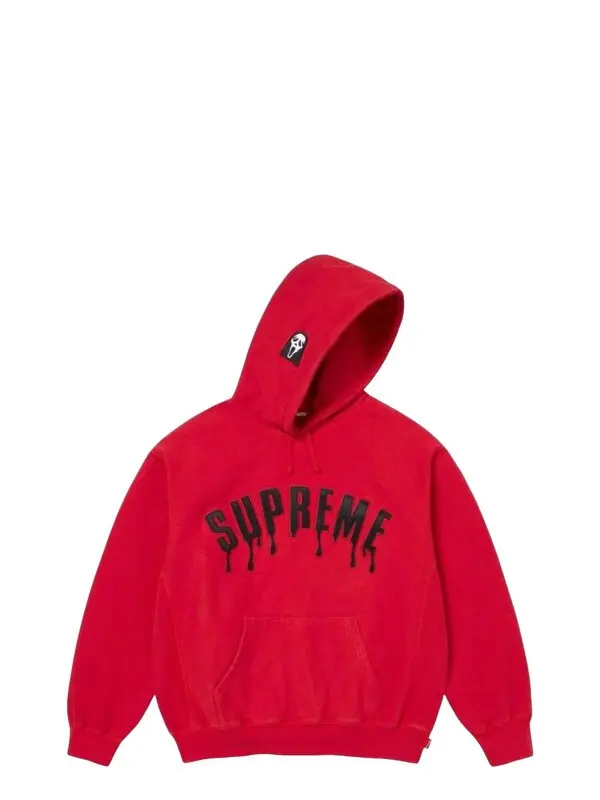 Supreme X Ghostface Arc Hooded Sweatshirt - Red
