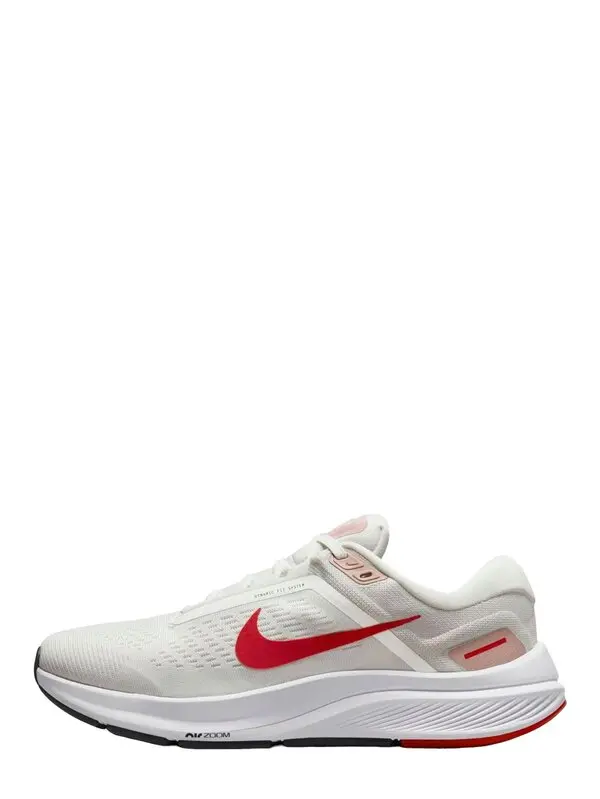 Nike Zoom Structure 24 Low Top Sneakers - White/red