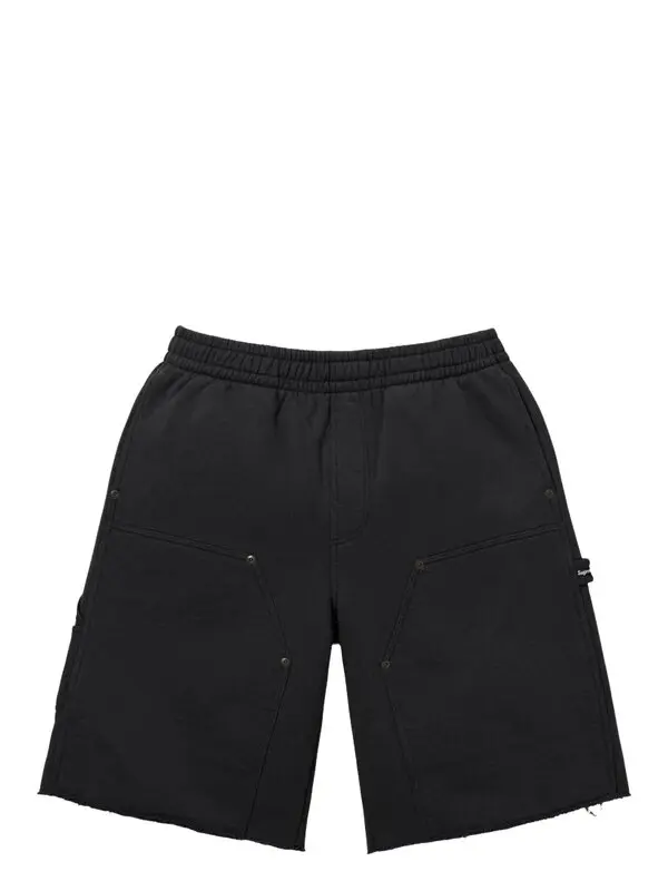 Supreme Double Knee Painter Sweatshort - Light Blue