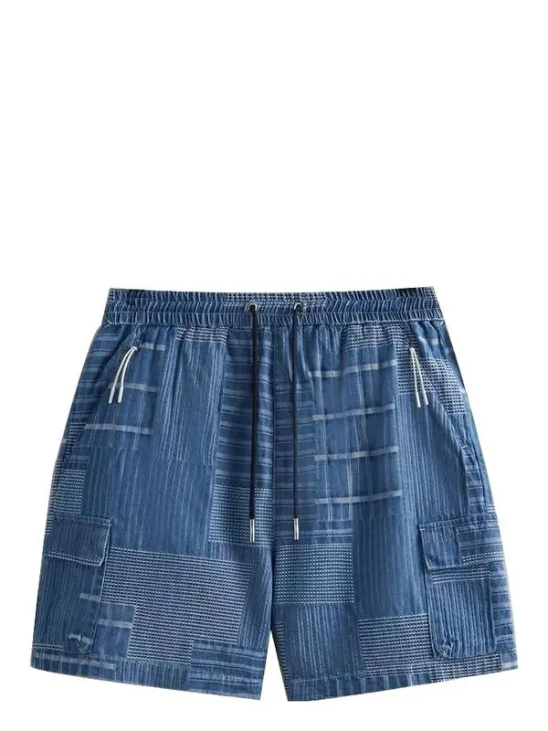 Kith Japanese Jacquard Wolcott Short - Indigo