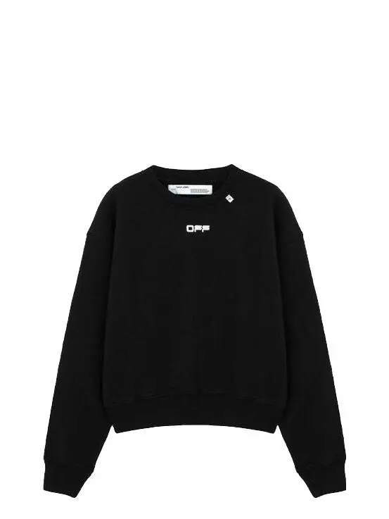 Off-White Alphabet Printed Pullover - Black
