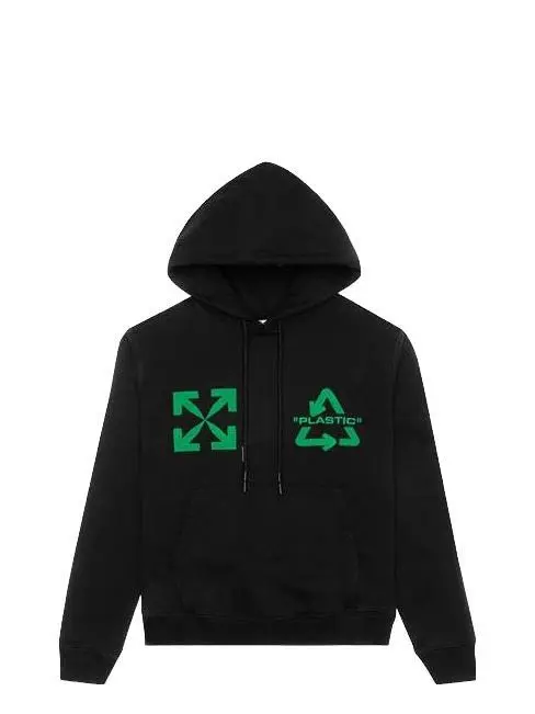 Off-White Universal Key Embroidery Hooded Sweater - Black