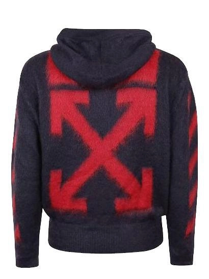 Off-White Fw20 Arrows Printing Pullover Hoodie - Black