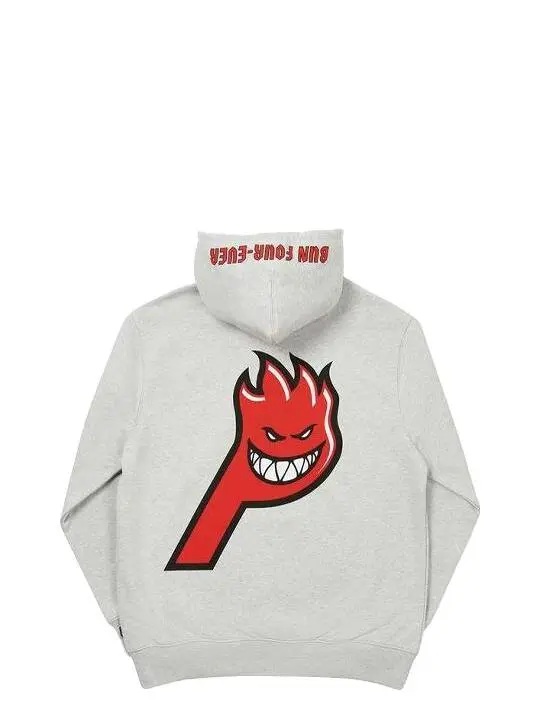 PALACE Spitfire Live To Bun Hood Pattern Printing Gray - Grey