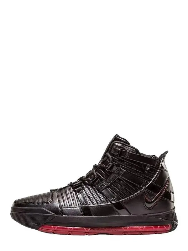 Nike Zoom Lebron 3 High Top Sneakers - Black