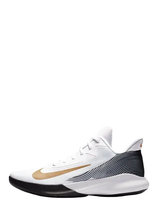 Nike Precision 4 "white Metallic Gold - White/black/gold