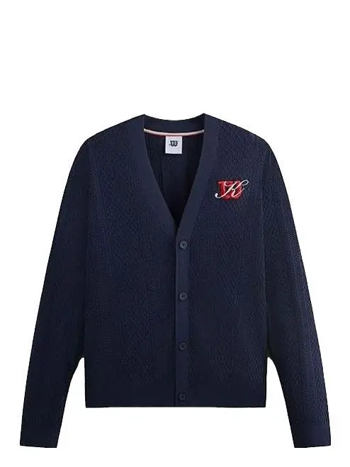 Kith For Wilson Sweater Cardigan - Navy Blazer