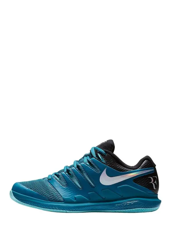 Nike Zoom Vapor X Hc Tennis Sneakers - Green Abyss/bleached Aqua/black