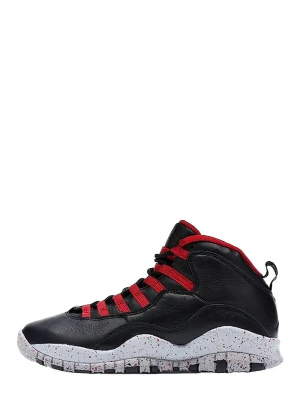 JORDAN Air 10 Retro Psny 'public School' Sample Sneakers - Black/red/gray
