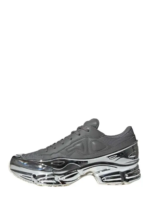 Adidas Raf Simons X Ozweego "mirrored Ash" Sneakers - Grey/silver