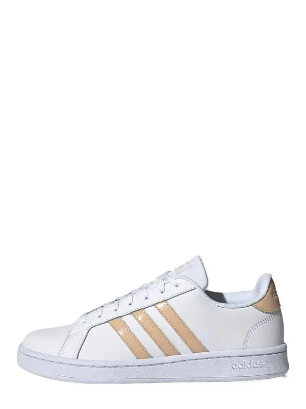 Adidas Grand Court Halo Blush Sneakers - White