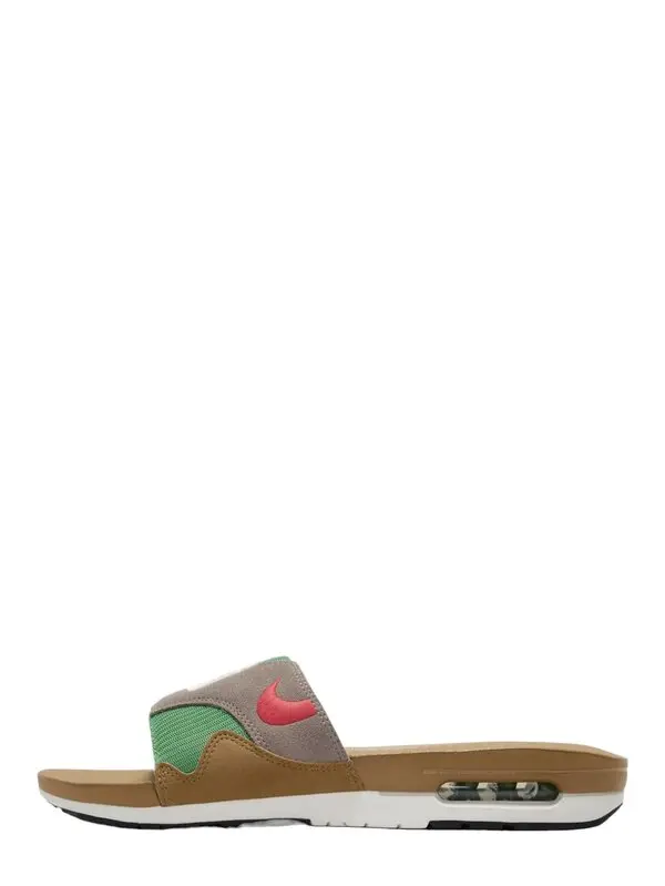 Nike Max 1 Slide 'powerwall - Tan/green/red