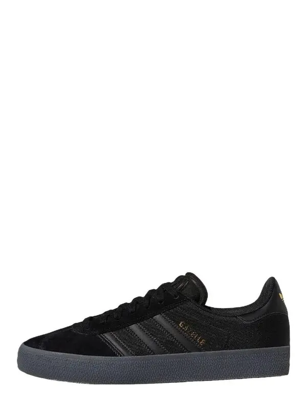 Adidas Gazelle Adv "black Gold Metallic - Black/gold