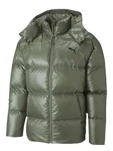 PUMA Volume Down Jacket - Green/black