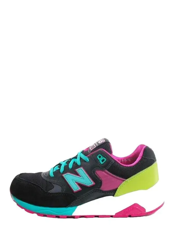 NEW BALANCE 580 Series Athletic Sneakers - Black/purple
