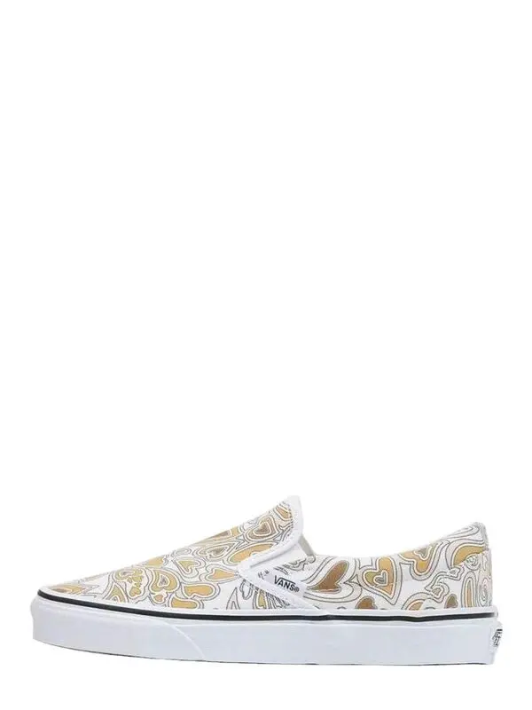 VANS Classic Slip-on "multi Hearts - White/yellow/black