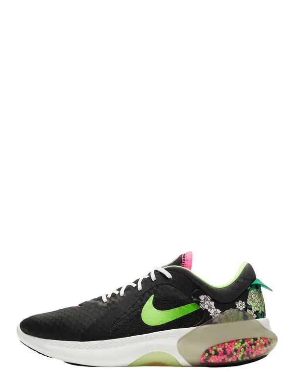 Nike Joyride Dual Run 2 "peony Floral" Athletic Sneakers - Dk Smoke Grey/ghost Green-sail-hyper Pink-black-wolf Grey