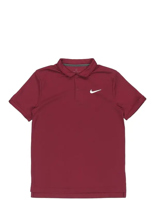 Nike Training Sports Quick Dry Breathable Short Sleeve Polo Shirt Red - Wine Red