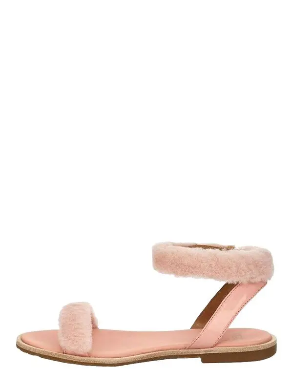 UGG Fluff Springs Flat Sandals - Pink