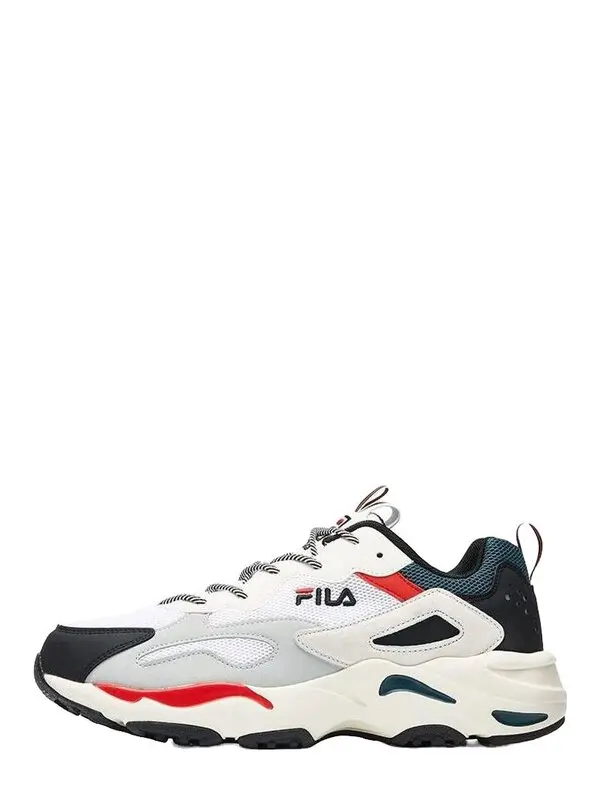 FILA Tracer Low Top Sneakers - White/red/green