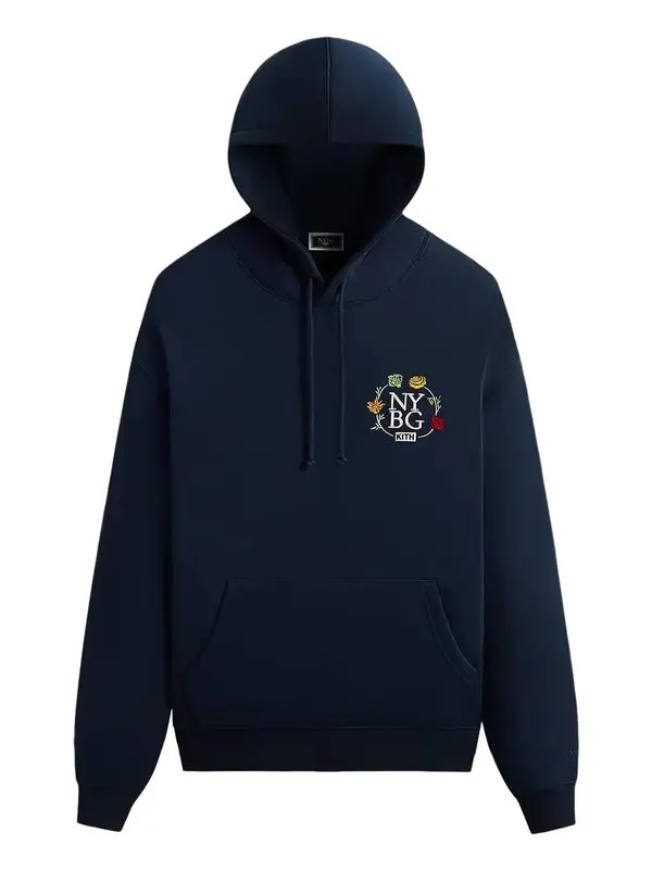 Kith Ss24 X New York Botanical Garden La Casse Williams Iii Hoodie - Navy