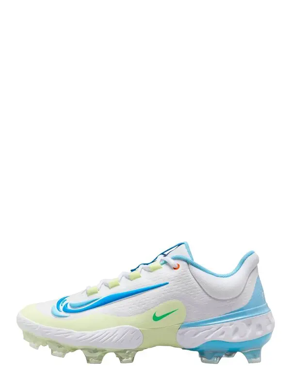 Nike Alpha Huarache Elite 4 Low Mcs - White/aquarius Blue/barely Volt