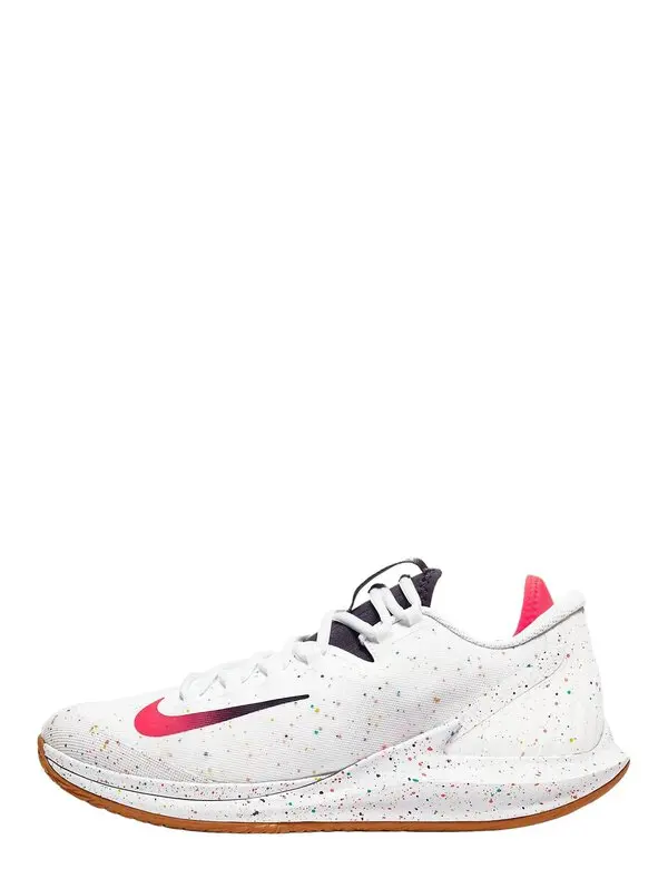 Nike Court Air Zoom Zero 'splatter Paint' Sneakers - White/red