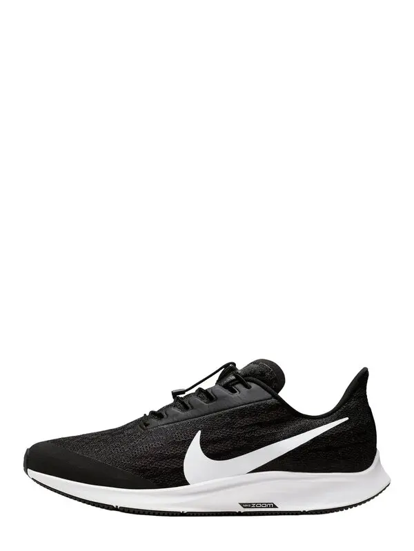 Nike Zoom Pegasus 36 Flyease Athletic Shoes - Grey/black/white