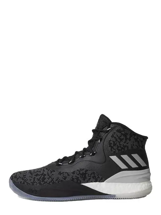 Adidas D Rose 8 High Top Sneakers - Black/white