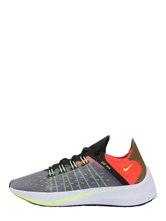 Nike Exp-x14 Low Top Sneakers - Black/volt-total Crimson-dk Grey