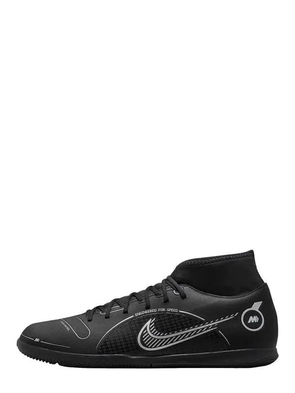 Nike Mercurial Superfly 8 Club Ic Soccer Cleats - Black/grey