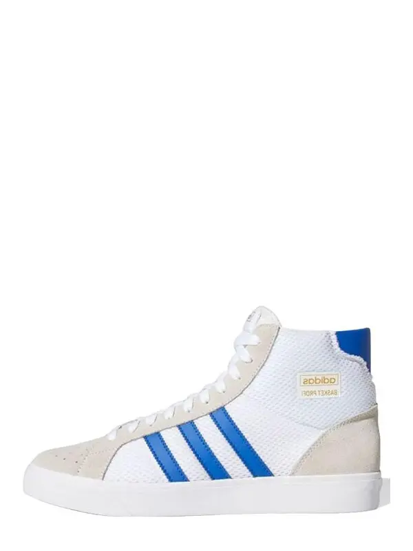 Adidas Basket Profi High Top Sneakers - Brown/white/blue