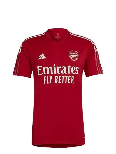 Adidas Arsenal Short Sleeve Training Jersey - Red