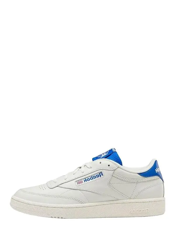 REEBOK Club C 85 Mu Low Top Sneakers - White/blue