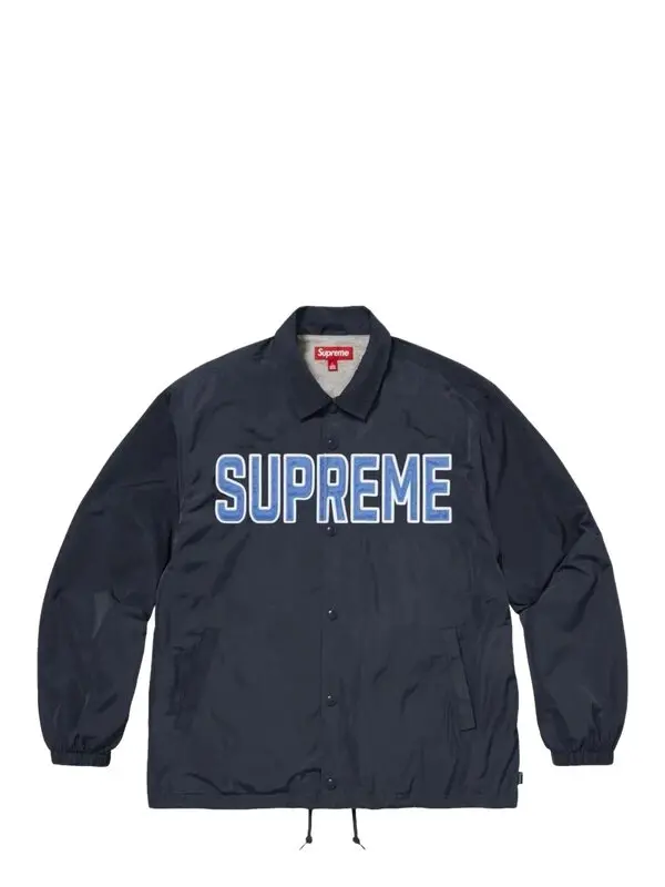 Supreme Spellout Coaches Jacket - Navy