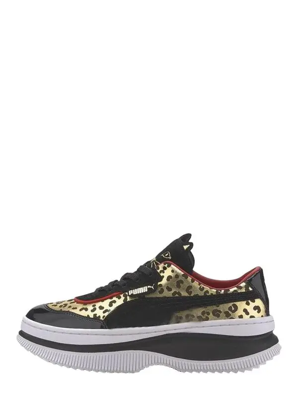 PUMA Charlotte Olympia X Deva Xld Leopard Print Sneakers - Black