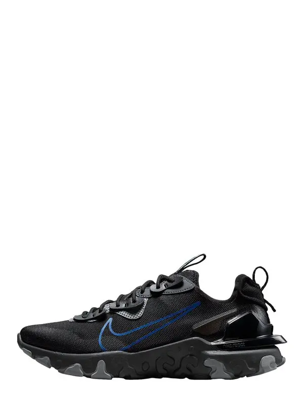 Nike React Vision "black Game Royal" Sneakers - Black/blue