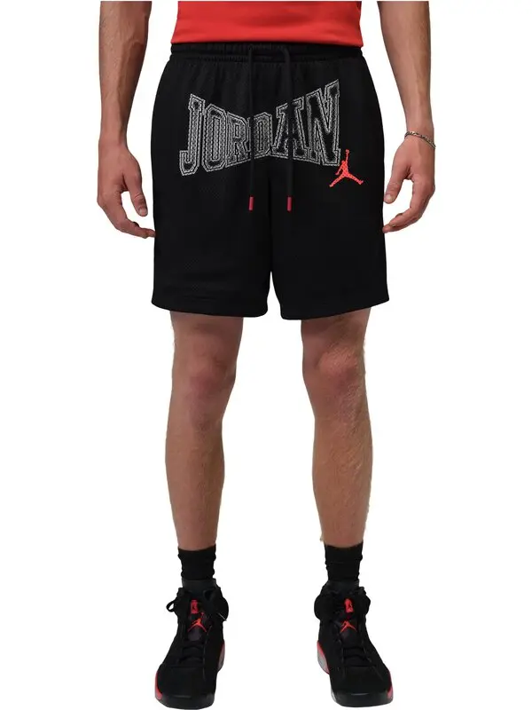 JORDAN Brooklyn 18cm Mesh Shorts - Black/infrared 23