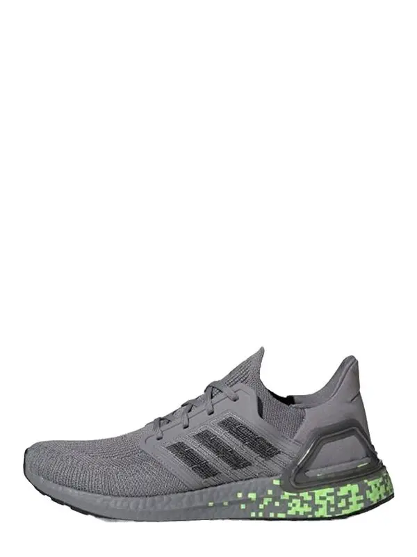 Adidas Ultraboost 20 Athletic Sneakers - Gray/brown/green