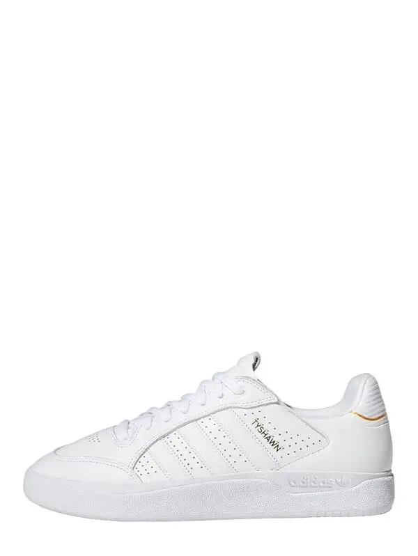 Adidas Tyshawn Low " Gold Metallic" Sneakers - White