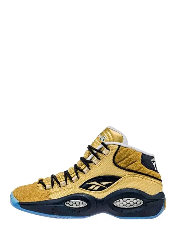 REEBOK Question Mid Ebc 'rucker Park' Sneakers - Goldyellowgold/black/white
