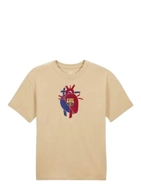 Nike X Fc Barcelona X Patta Max90 T-shirt 'tan - Tan/multi-color