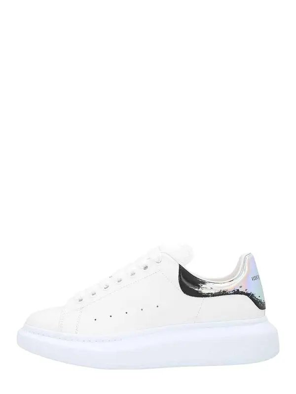 Alexander McQueen Oversized Sneakers - White/black/silver