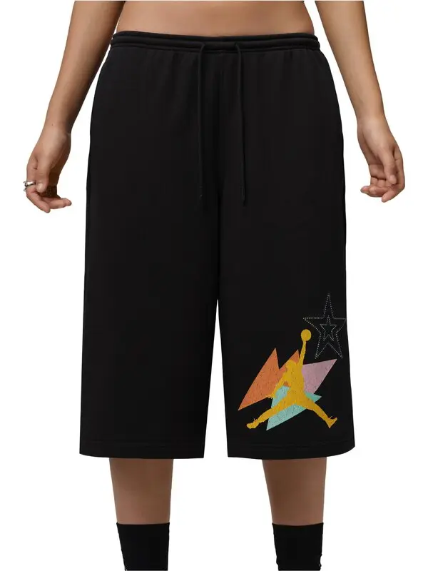 JORDAN Brooklyn Fleece French Terry Shorts - Off-noir