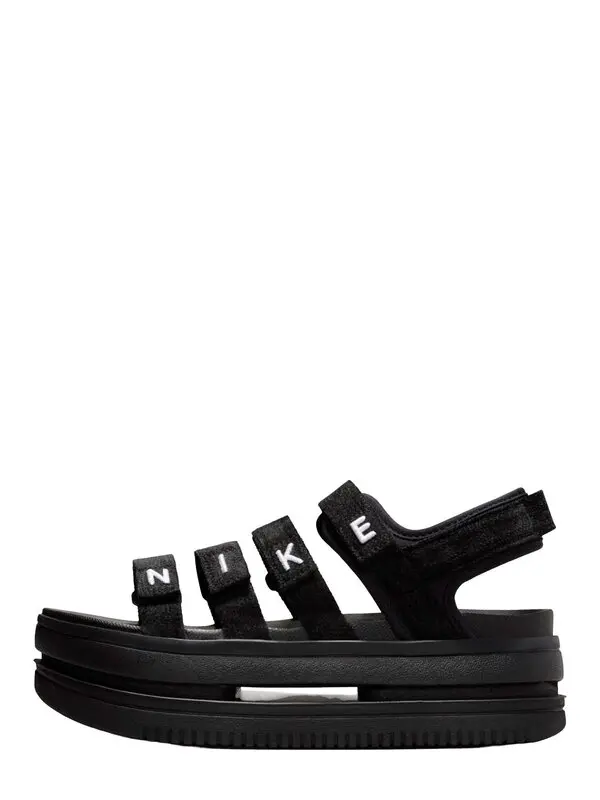 Nike Icon Classic Se Platform Sandals - Black