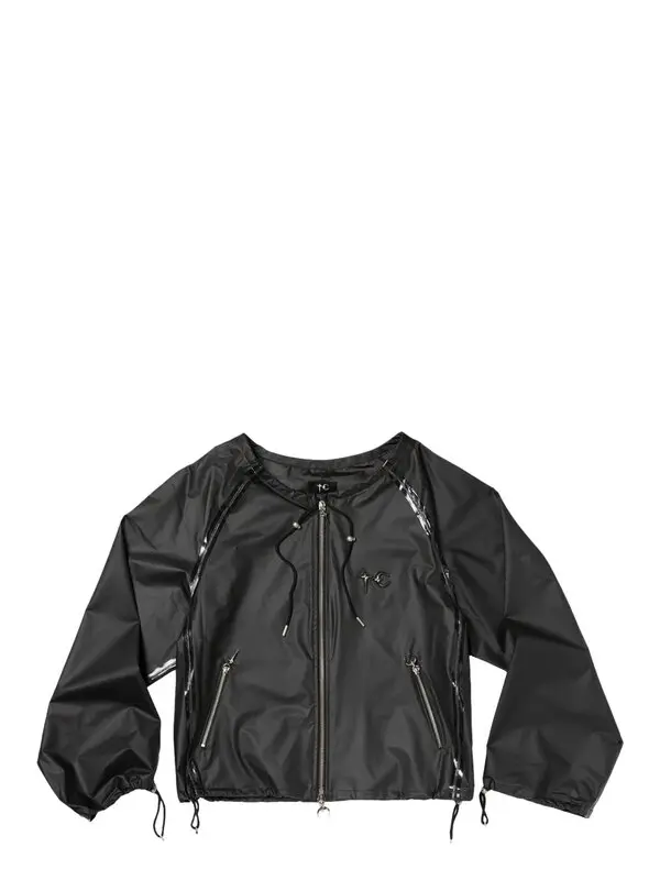 THUG CLUB Seam Sealed Taped Line Jacket - Black